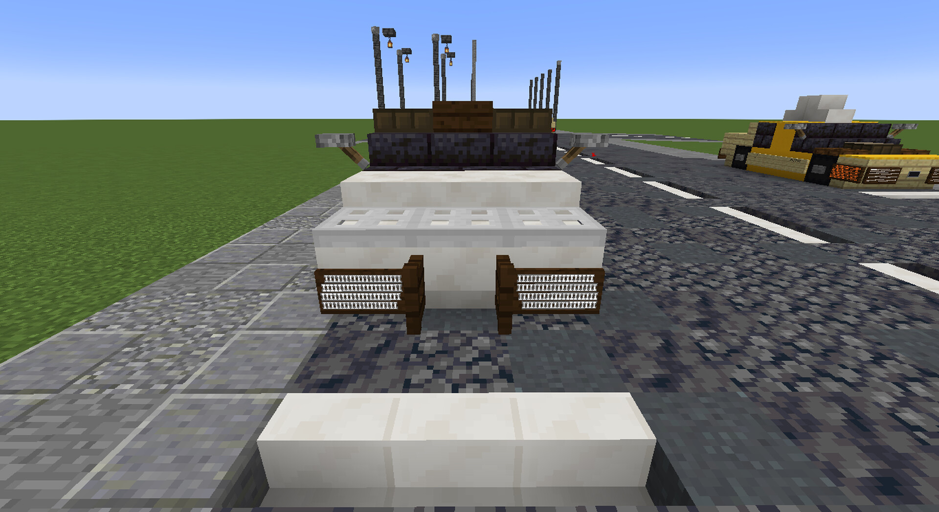 2013 Dodge Charger Police NYPD Livery 1:5:1 Scale Minecraft Map