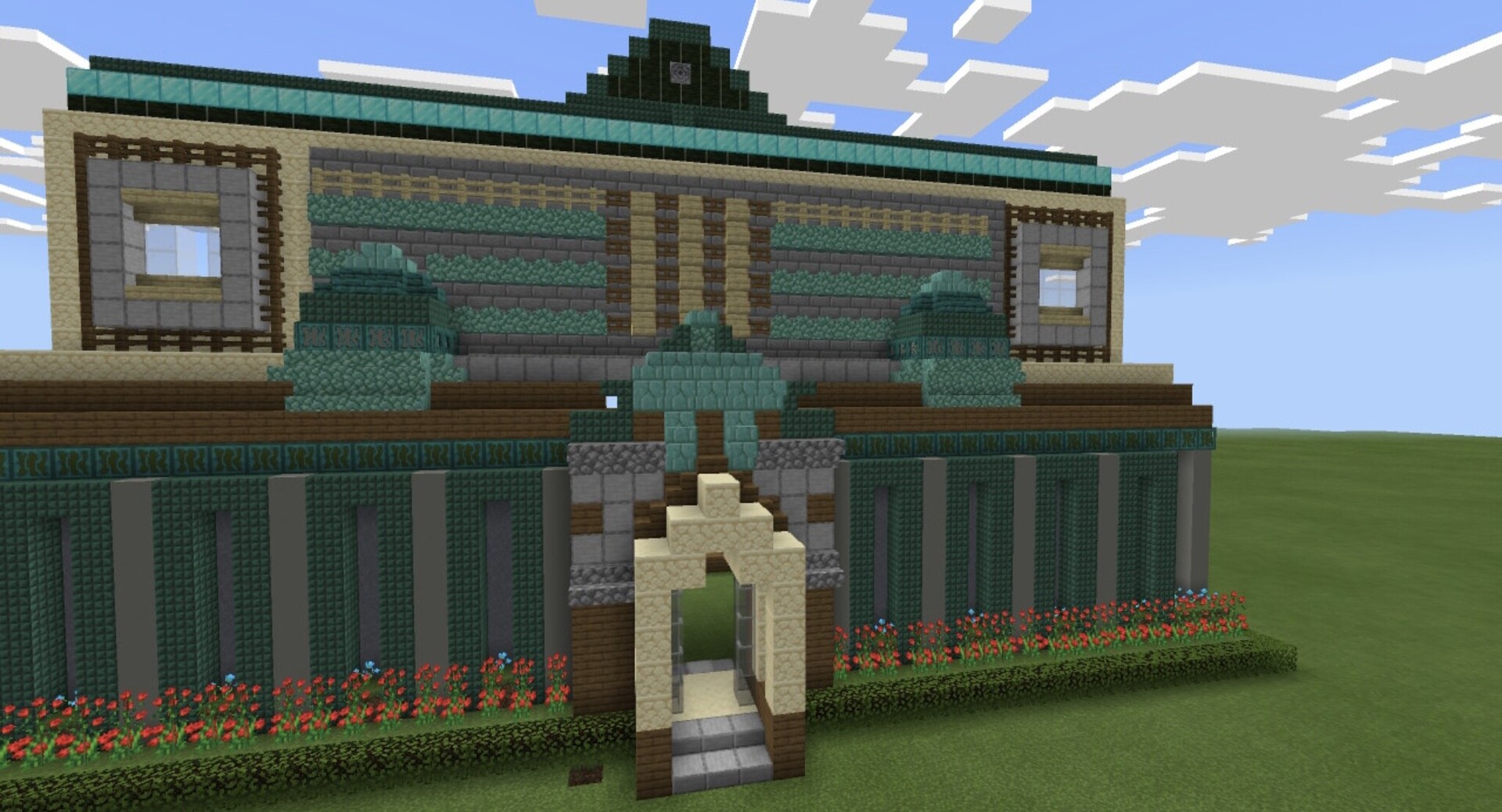 Mansion front Minecraft Map