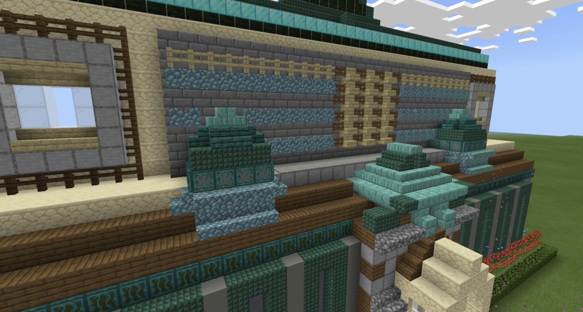 Mansion front Minecraft Map