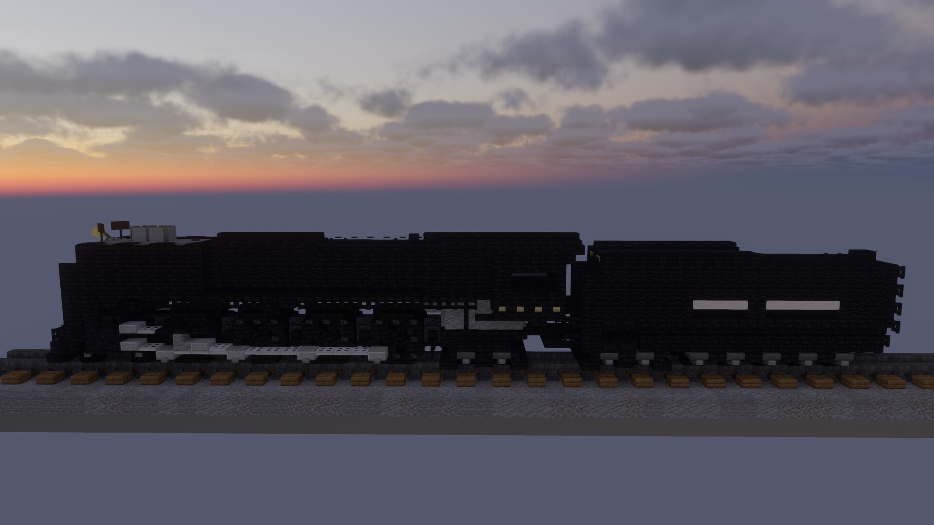 FEF-3 Class Steam Locomotive #844 1.5:1 Scale Minecraft Map