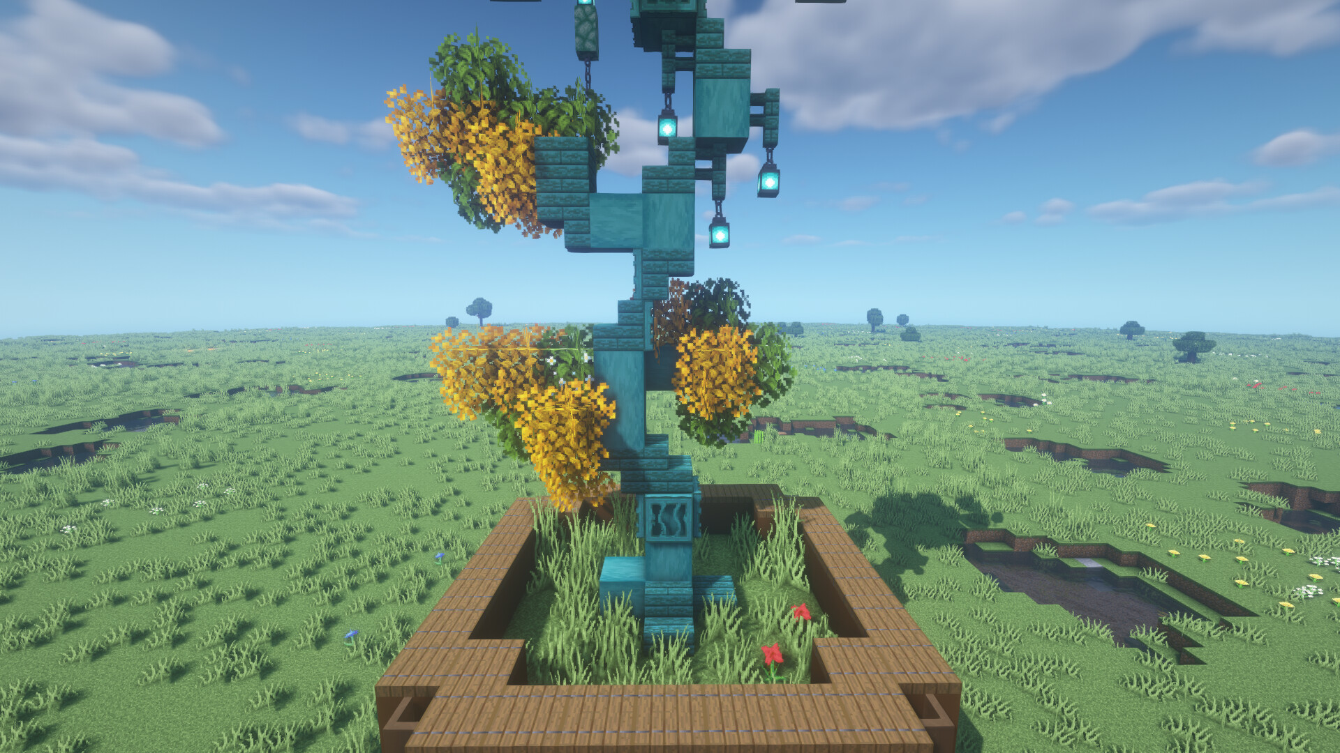 Simple House (Flower Pot) Minecraft Map