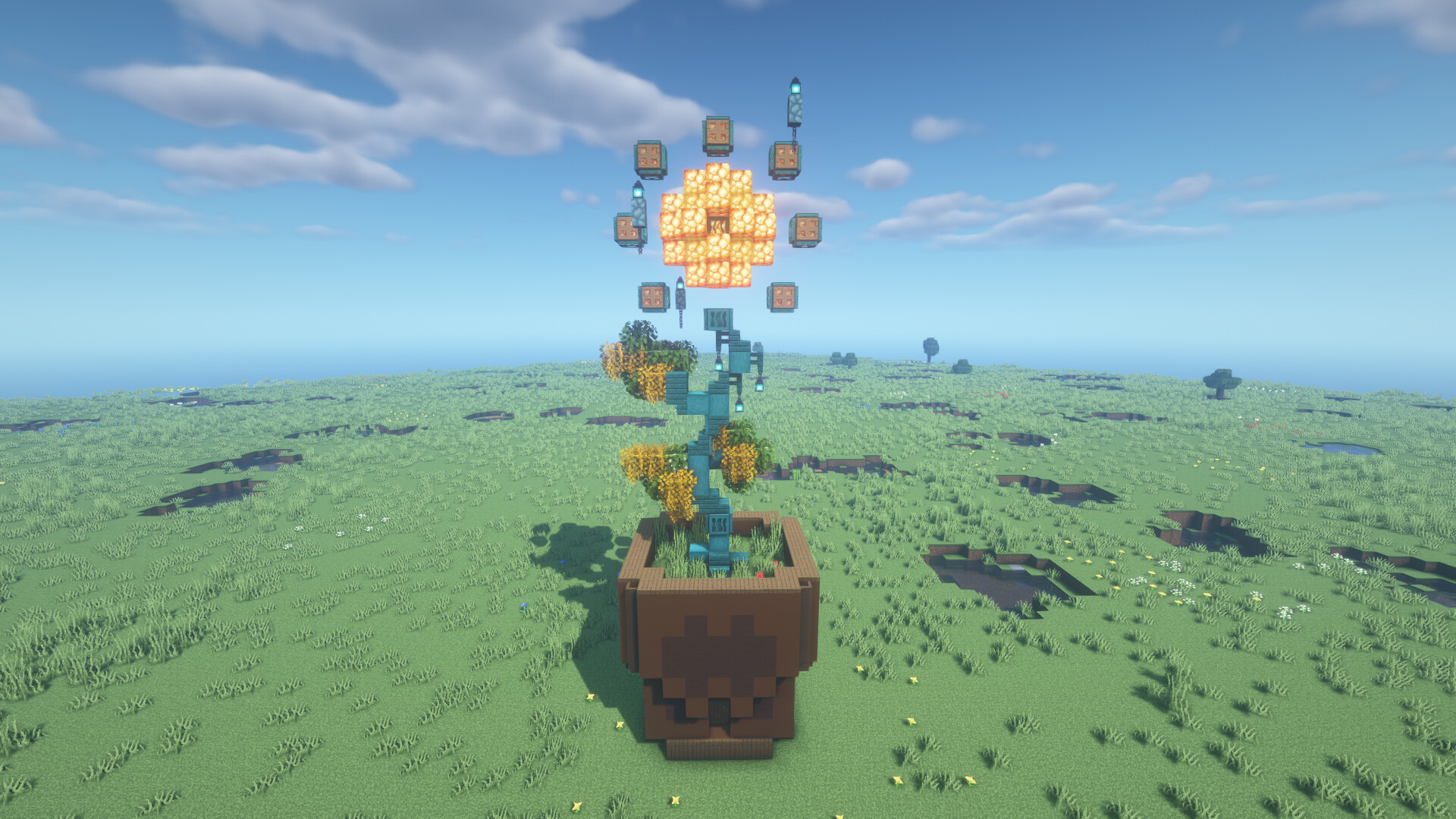 Simple House (Flower Pot) Minecraft Map