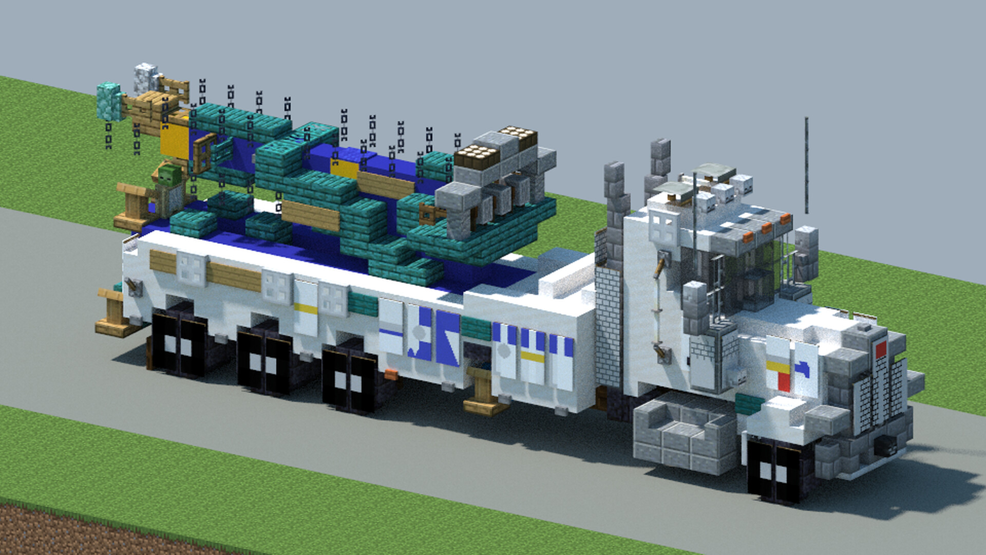 Peterbilt 389, Century 1150R Rotator Wrecker [With Download] Minecraft Map