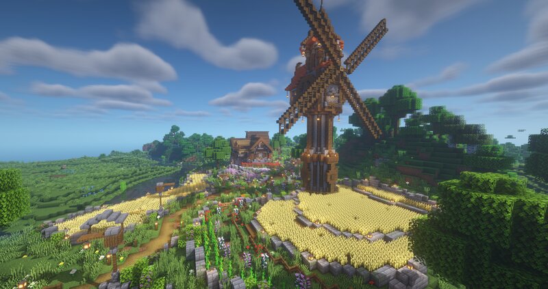 Simple Farm Build Minecraft Map