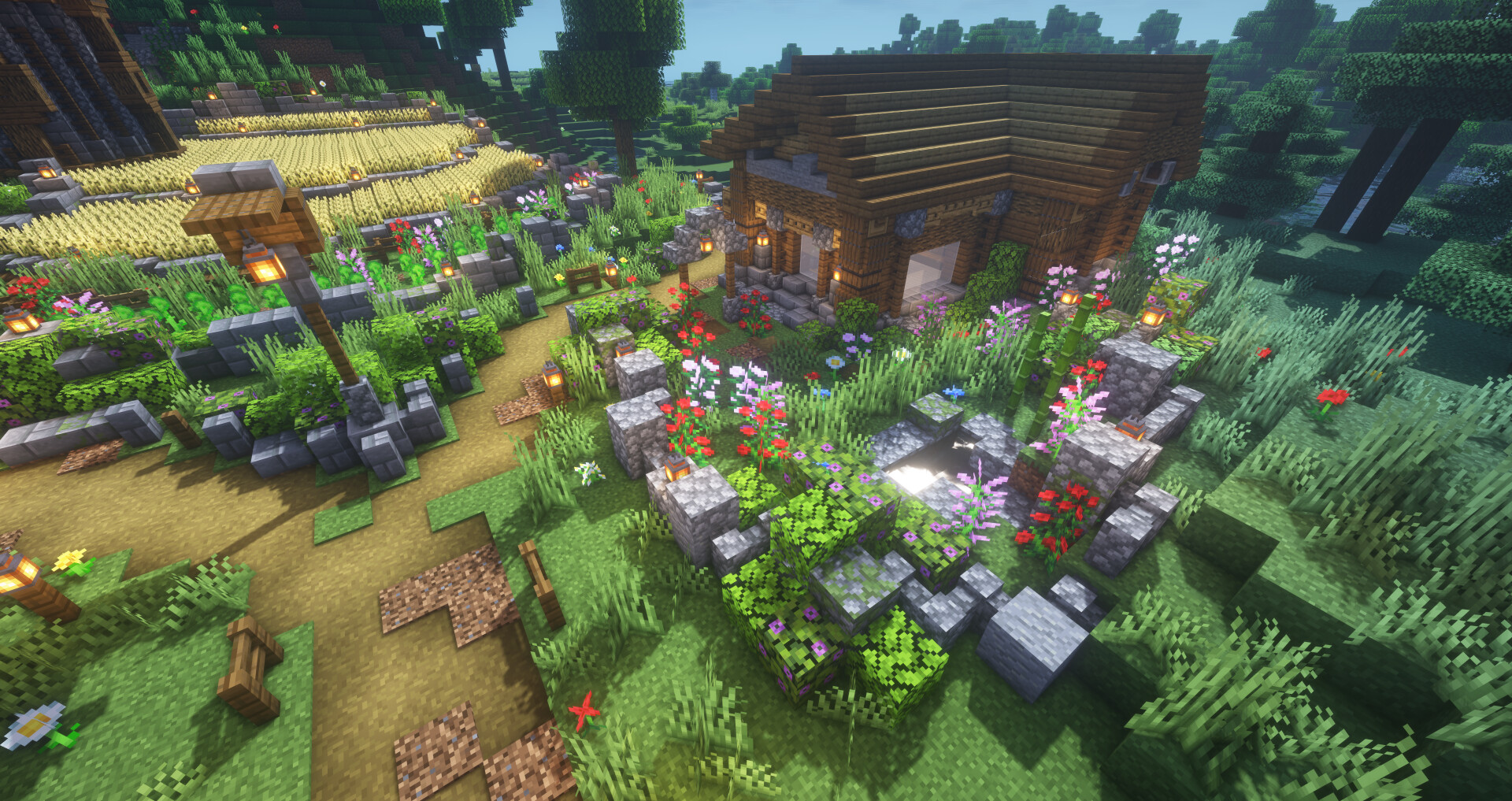 Simple Farm Build Minecraft Map