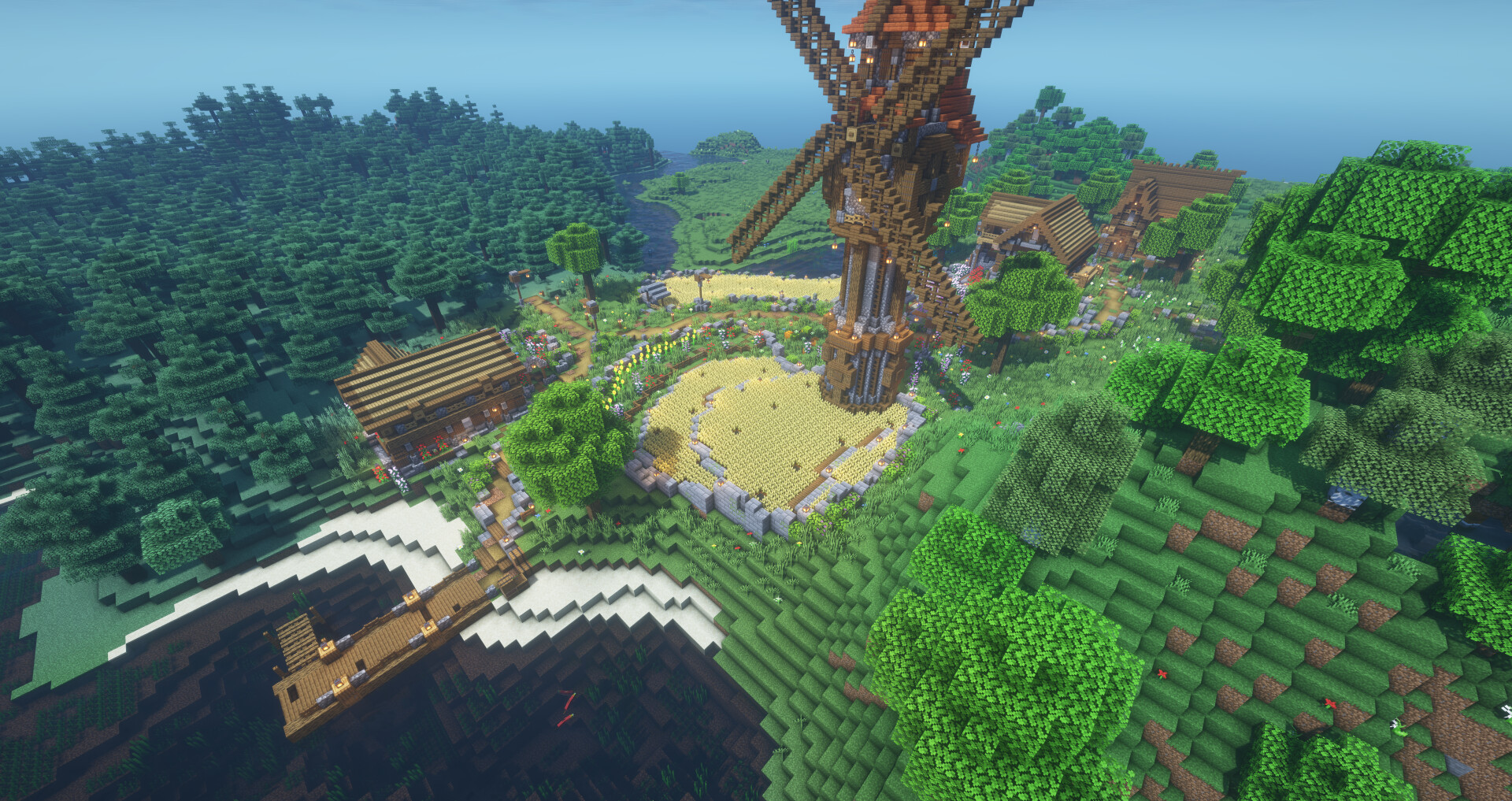 Simple Farm Build Minecraft Map