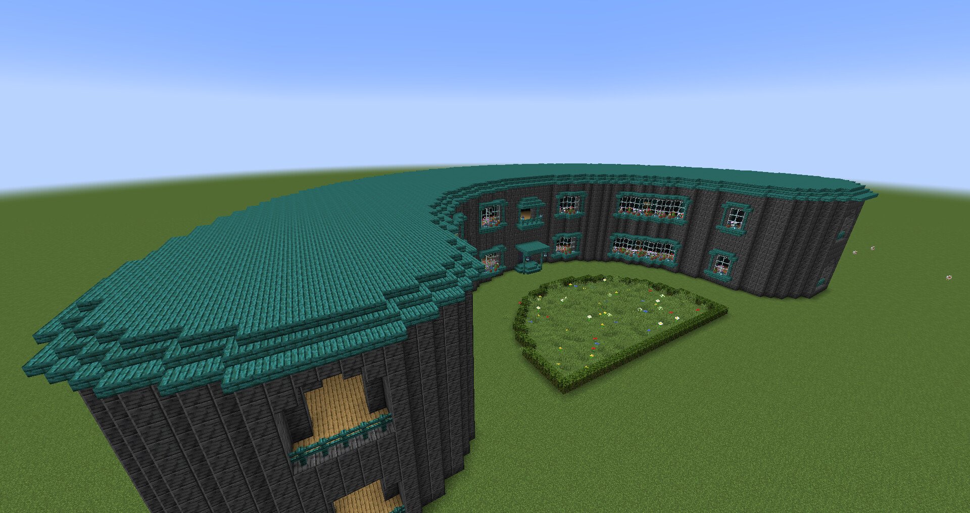 Semi Circle House Minecraft Map