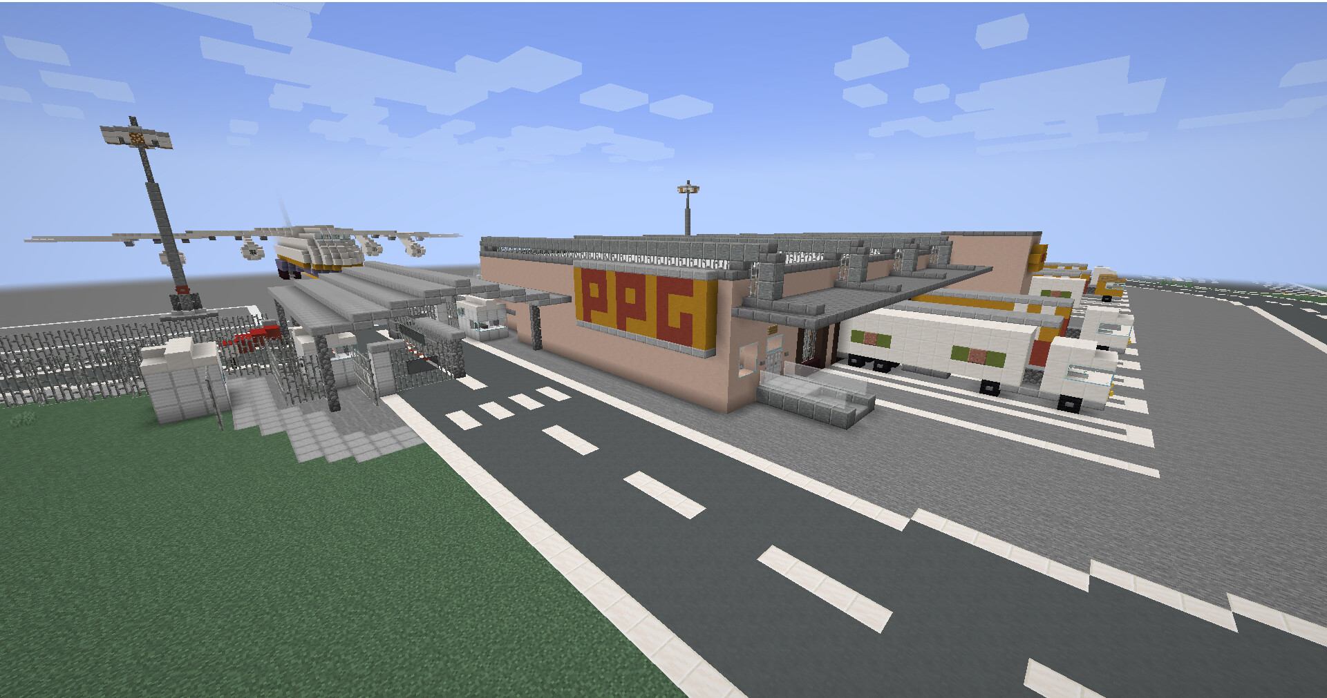 Airport Build #7 | Cargo Terminal A Minecraft Map