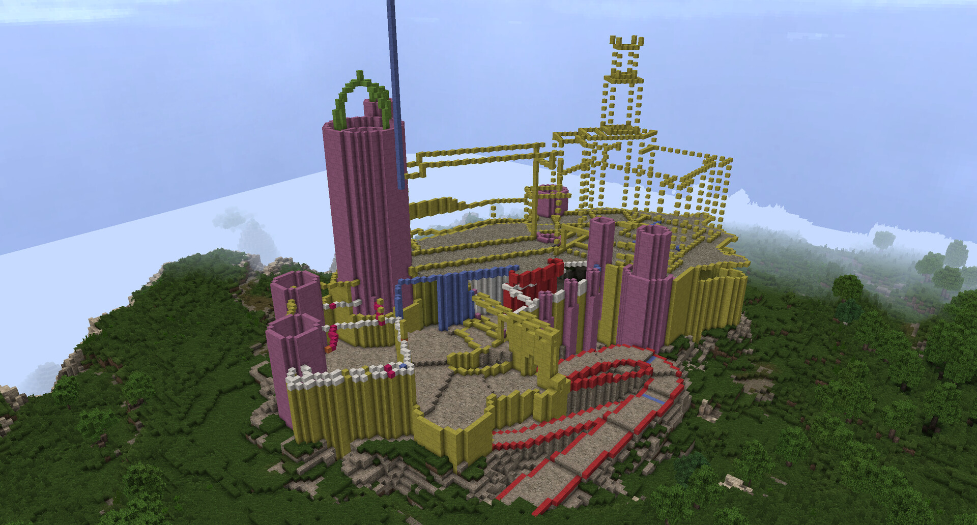 Palácio da Pena (Pena Palace) 1:1 Minecraft Map