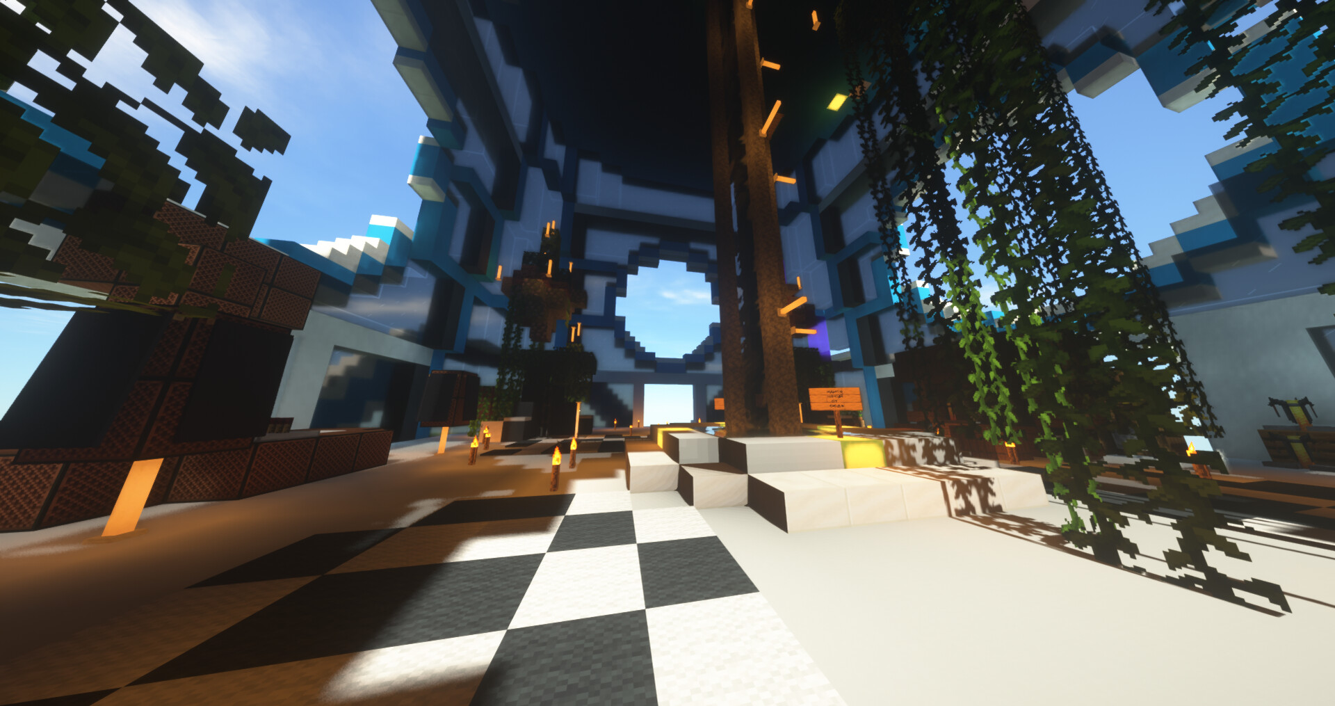 large warehouse Minecraft Map