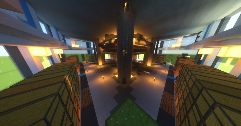 large warehouse Minecraft Map
