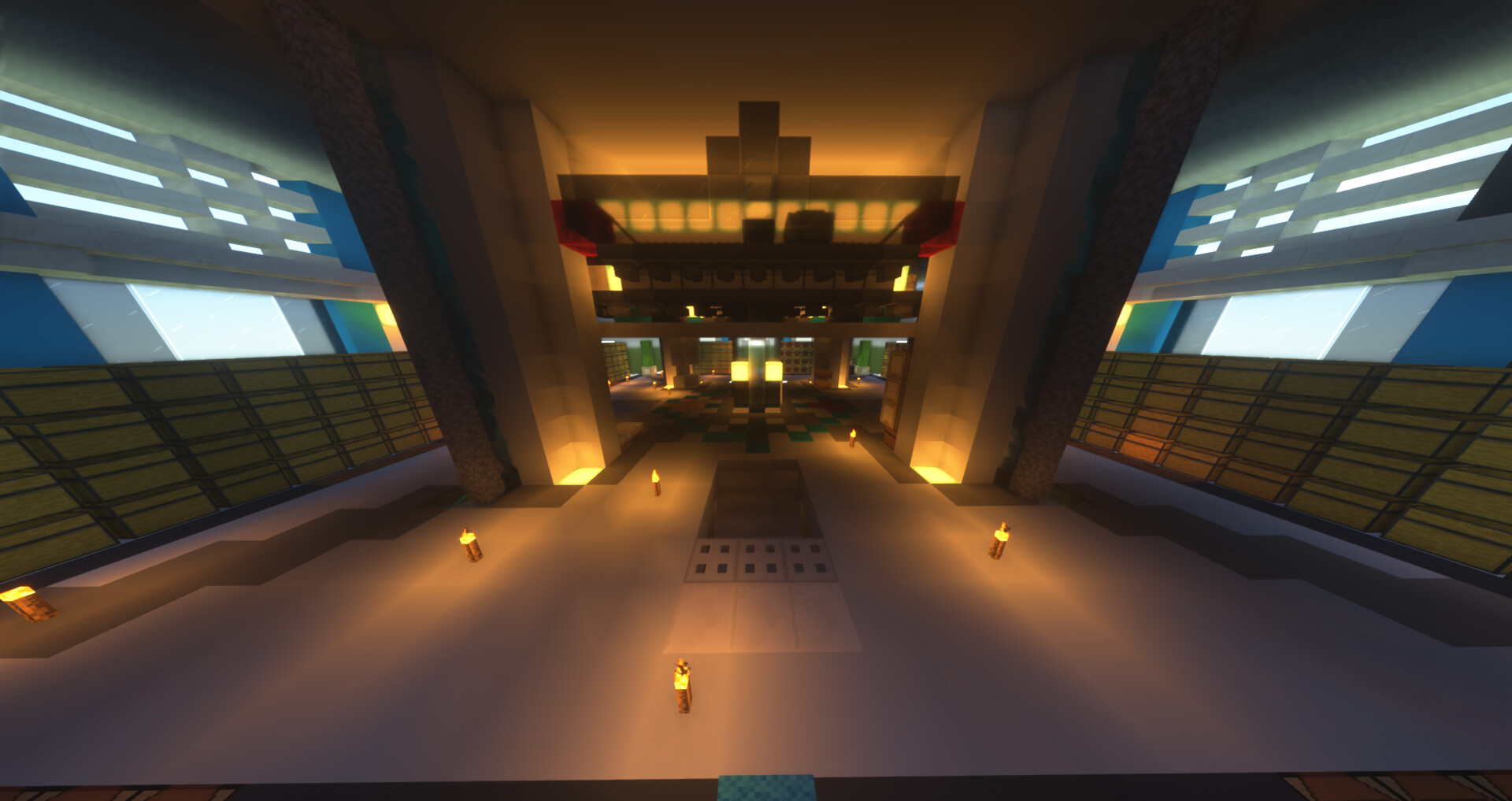 large warehouse Minecraft Map