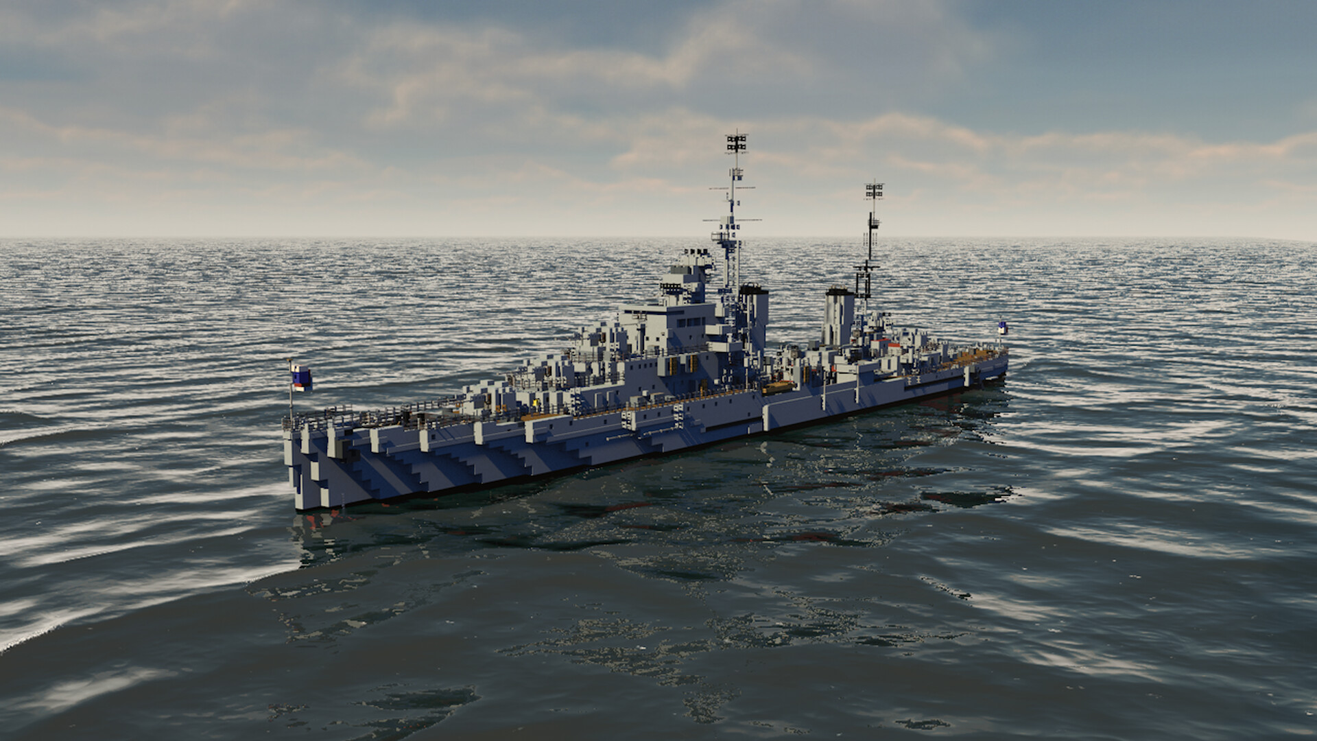 Royal Navy HMS Dido (37) [Scale 1:1] Minecraft Map