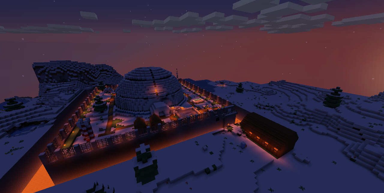 Igloo redstone house Minecraft Map