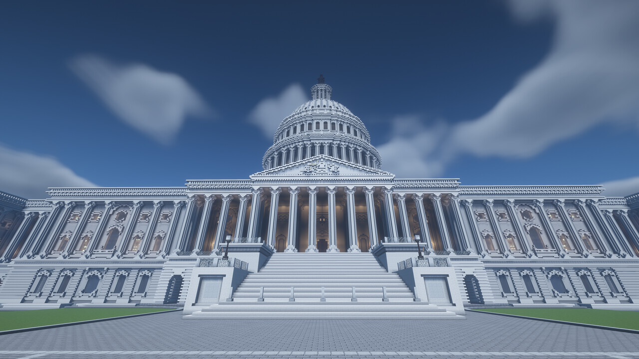 United States Capitol Building (U.S. Capitol) Minecraft Map