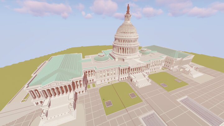 United States Capitol Building (U.S. Capitol) Minecraft Map