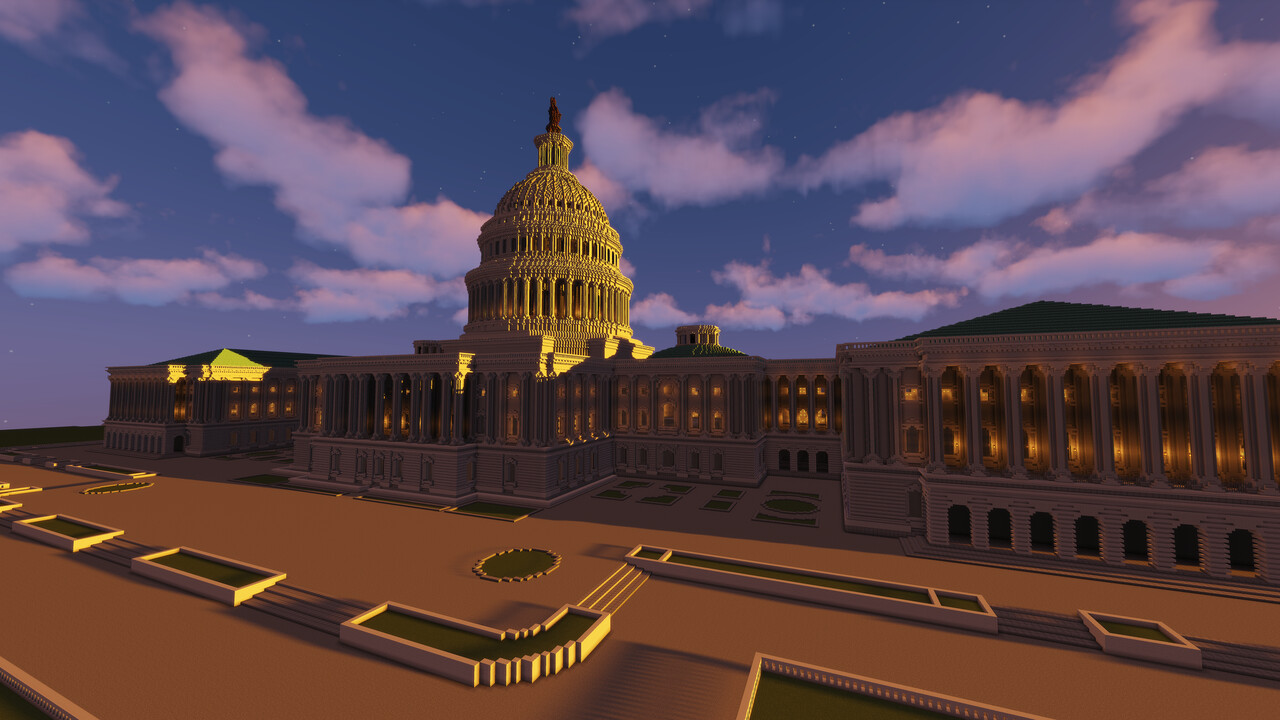 United States Capitol Building (U.S. Capitol) Minecraft Map