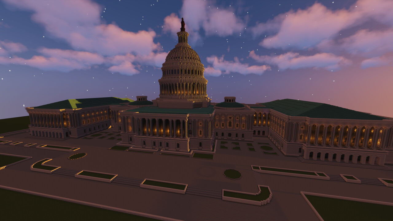 United States Capitol Building (U.S. Capitol) Minecraft Map