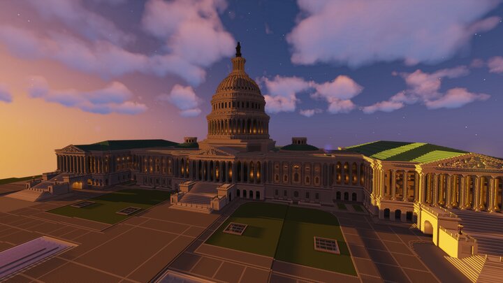 United States Capitol Building (U.S. Capitol) Minecraft Map