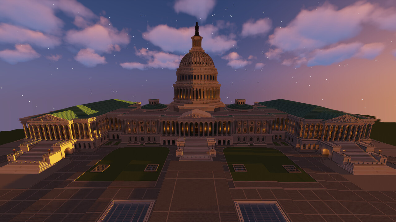 United States Capitol Building (U.S. Capitol) Minecraft Map