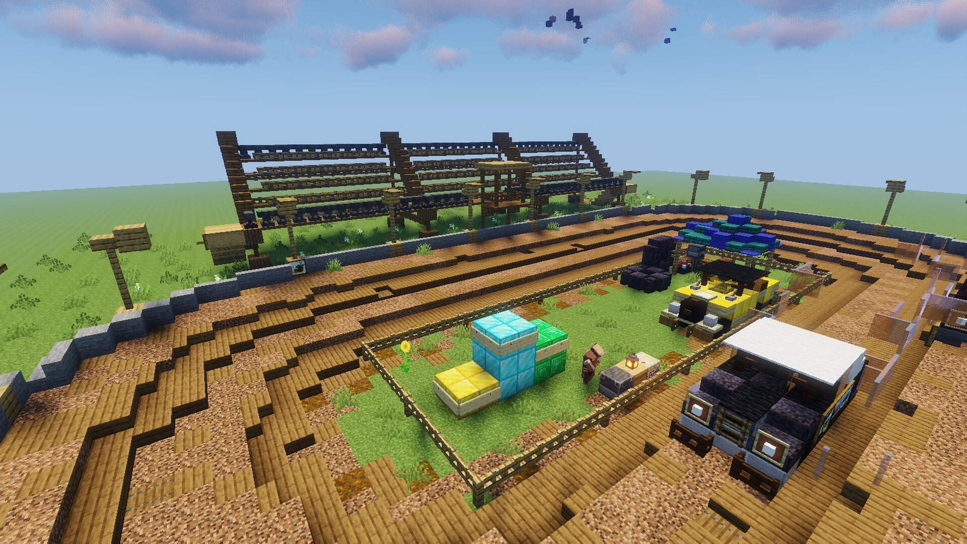 Speedway Circuit (im sorry for the low resolution) Minecraft Map