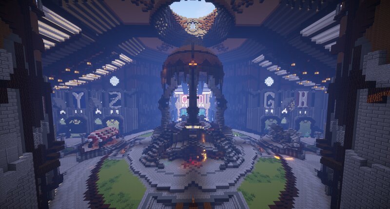 Prison Server Spawn Minecraft Map