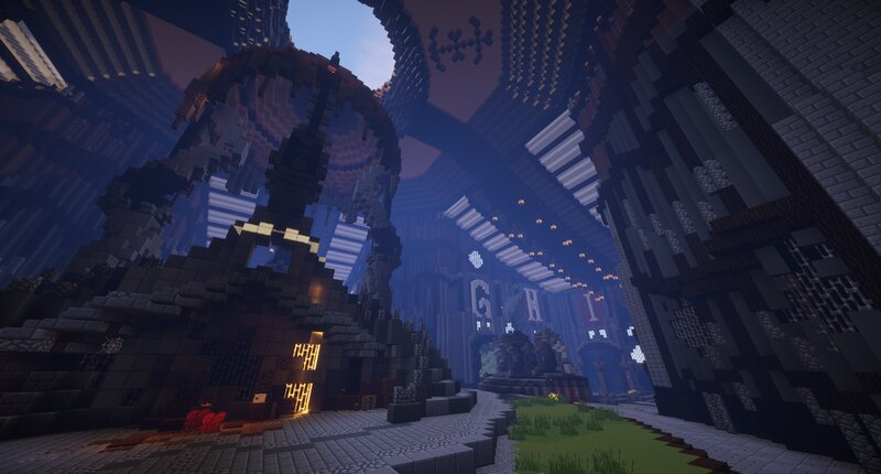 Prison Server Spawn Minecraft Map