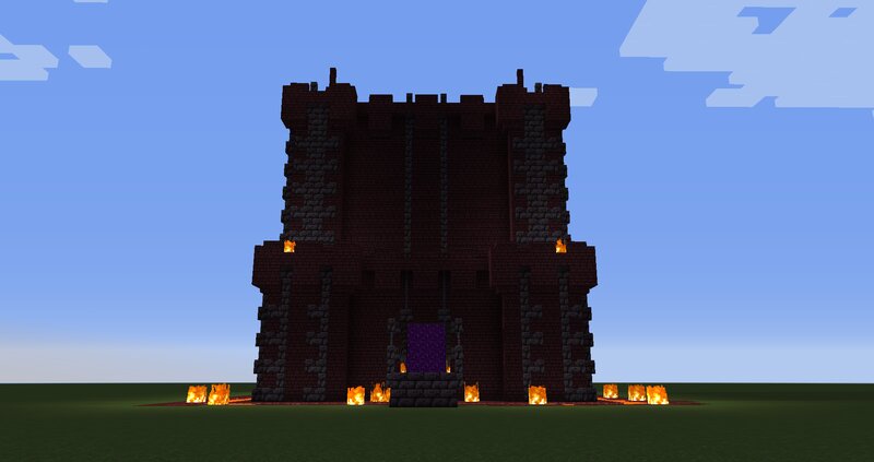 Nether Tower Castle #1 - Shranter Minecraft Map