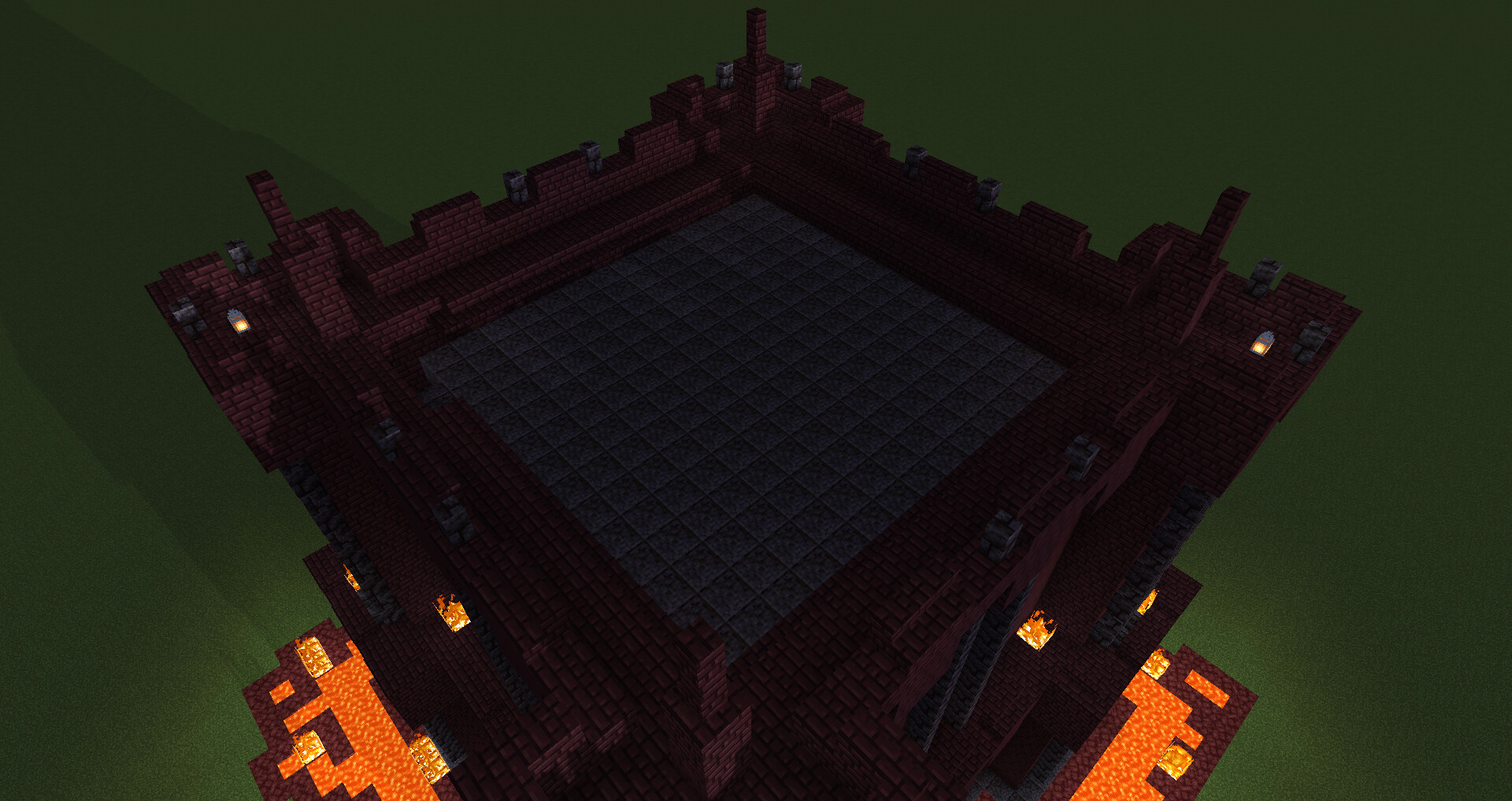 Nether Tower Castle #1 - Shranter Minecraft Map