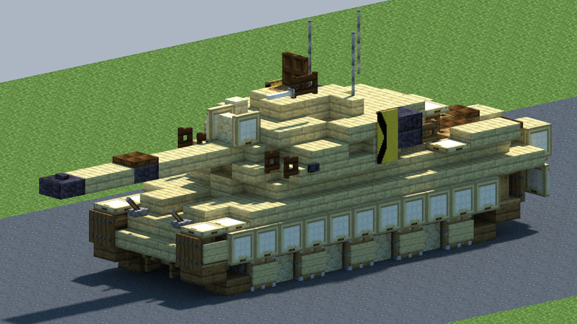 Challenger 2, Main Battle Tank [With Download] Minecraft Map