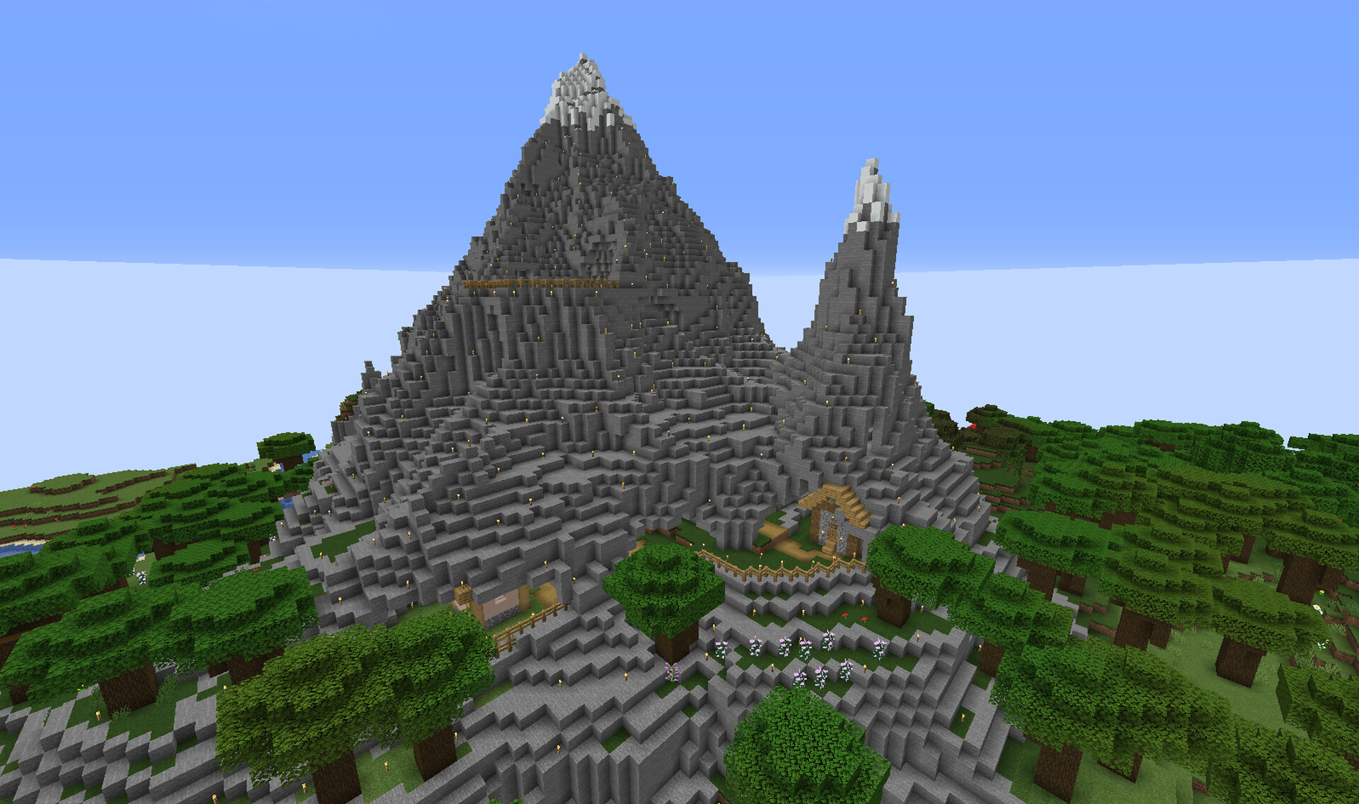 Builds by Skyember and Blackbirdflyin at Wildcraft Serenity Minecraft Map