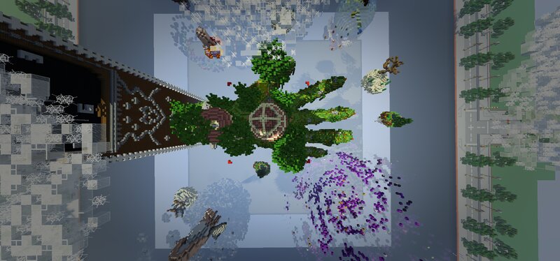 Hub with references (marvel) Minecraft Map