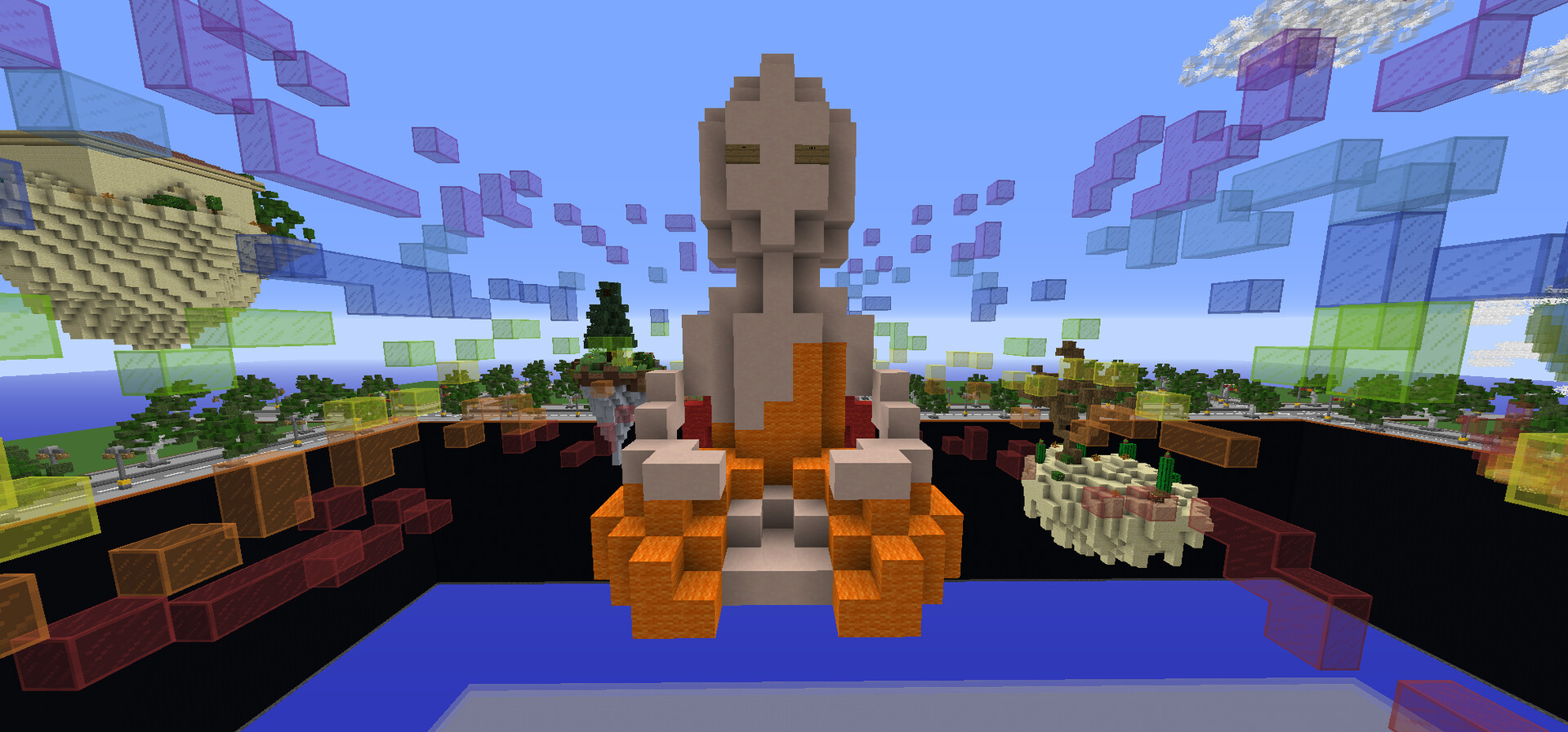 Hub with references (marvel) Minecraft Map