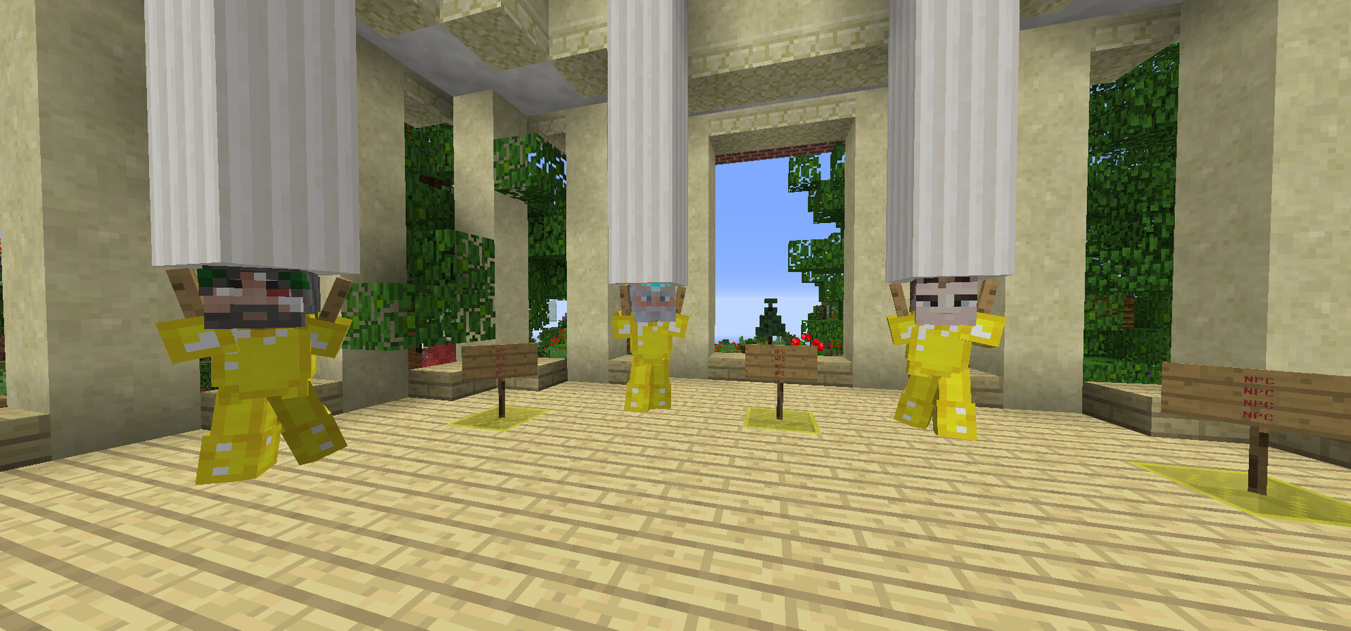 Hub with references (marvel) Minecraft Map