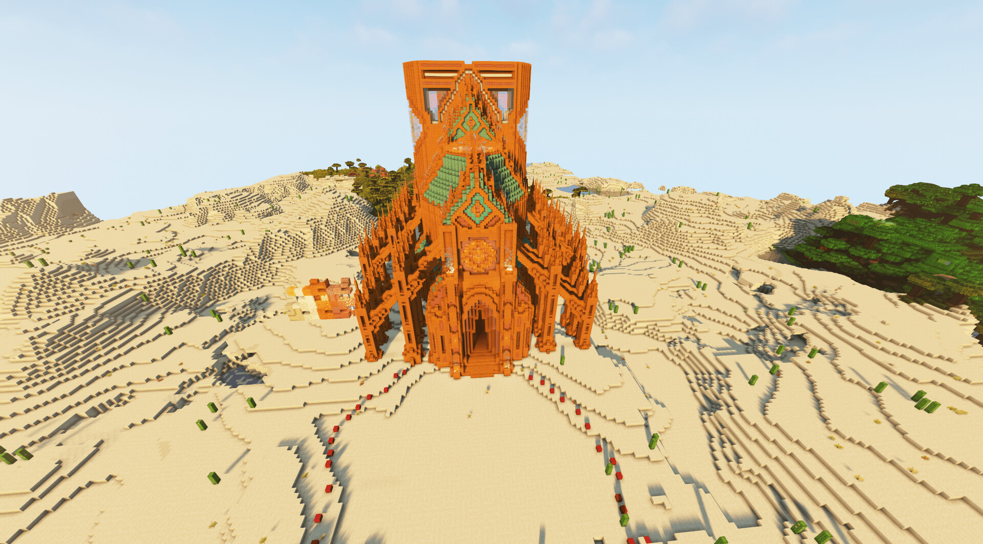 Red Desert Cathedral - *WIP* Minecraft Map