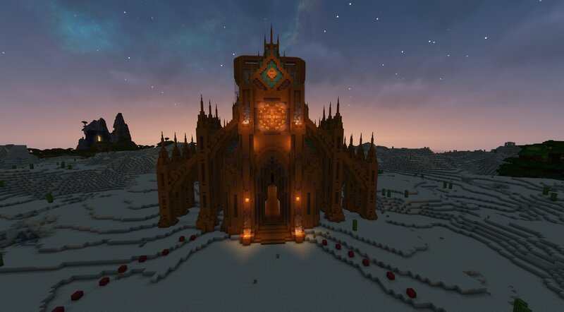 Red Desert Cathedral - *WIP* Minecraft Map