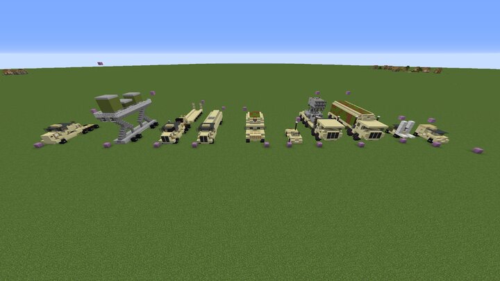 Army/Military Vehicle schematic Minecraft Map