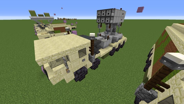 Army/Military Vehicle schematic Minecraft Map
