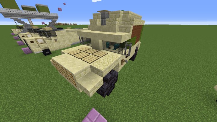 Army/Military Vehicle schematic Minecraft Map
