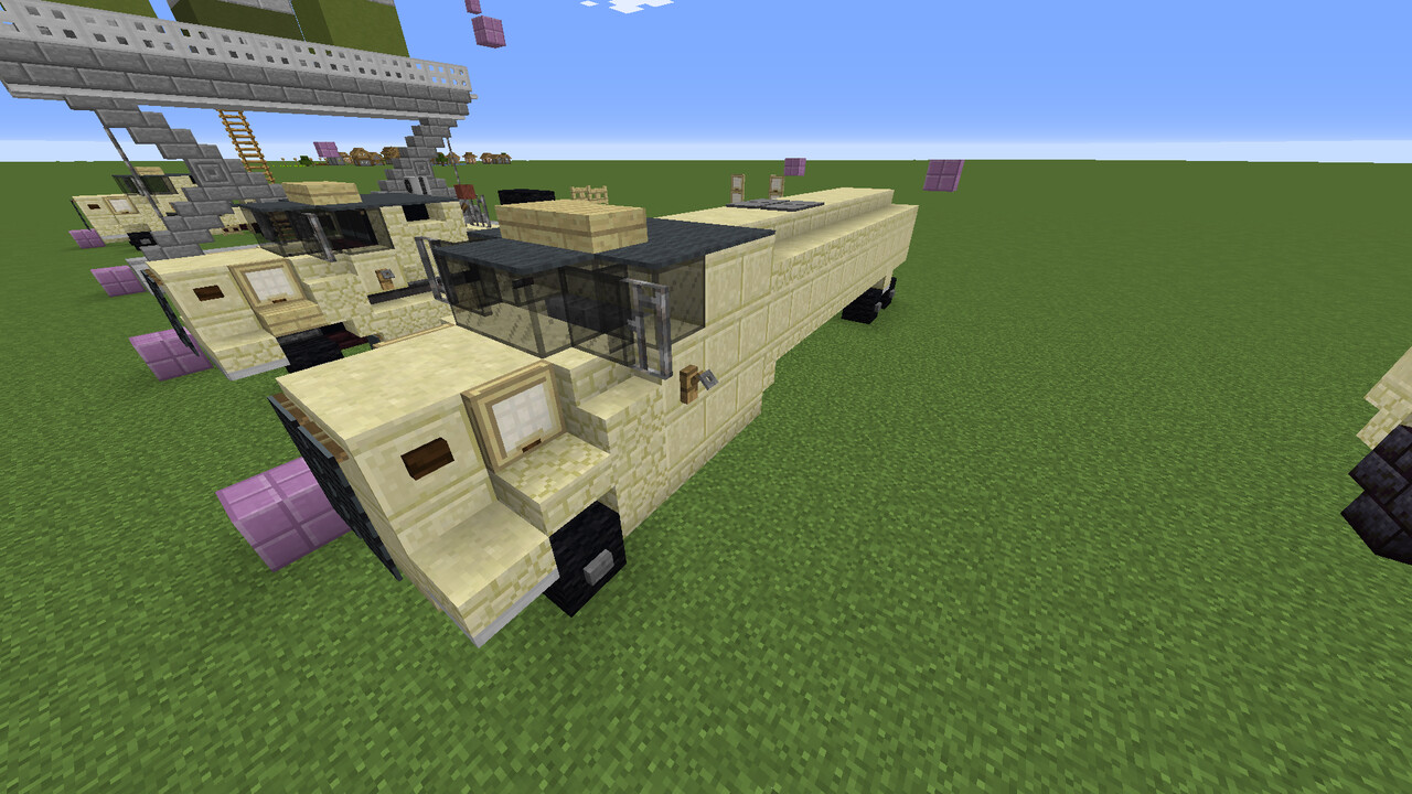 Army/Military Vehicle schematic Minecraft Map