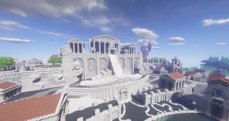 🏛️Όλυμπος - The City of the gods Minecraft Map