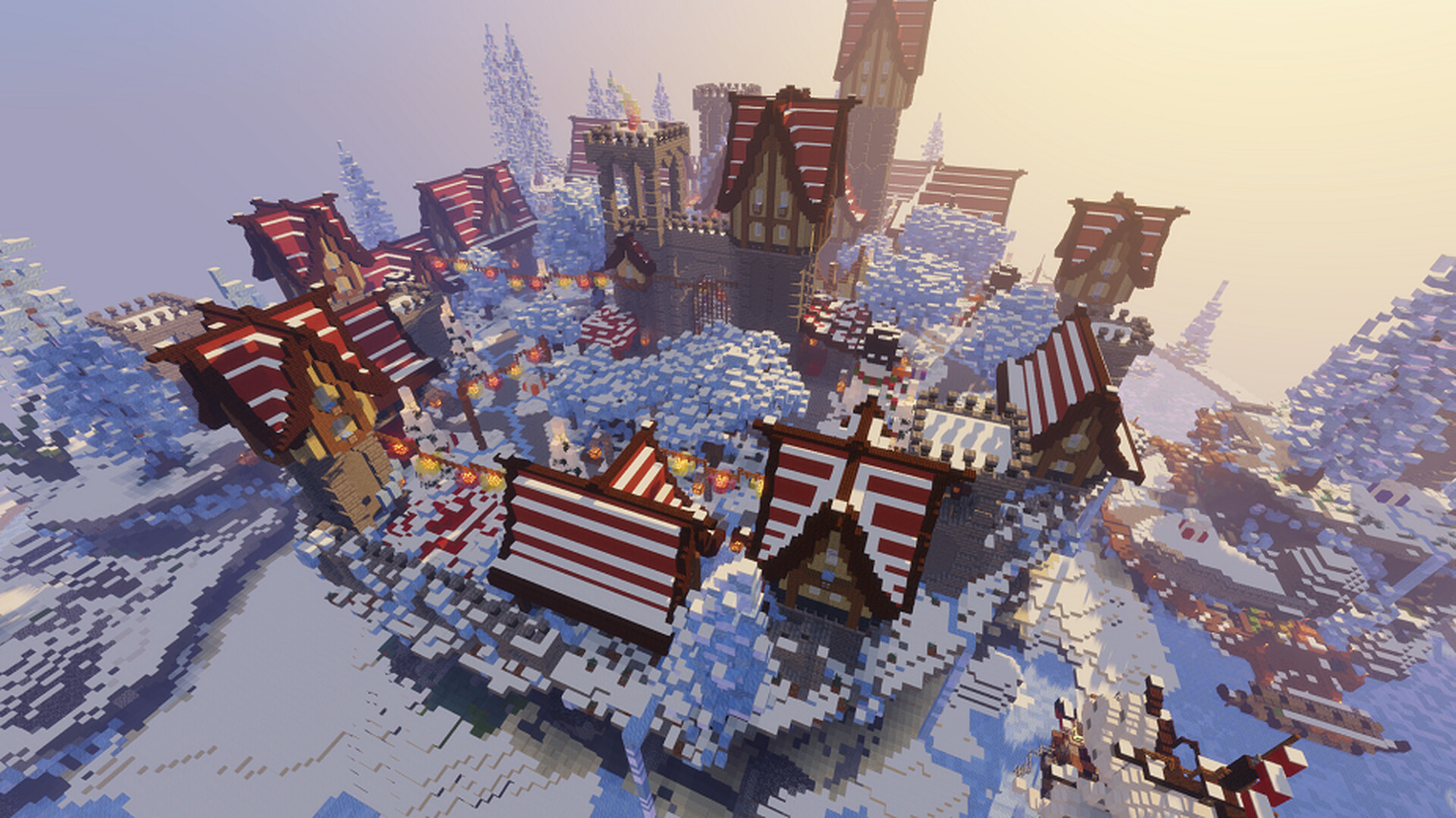 Hub 300x300 Winter Minecraft Map