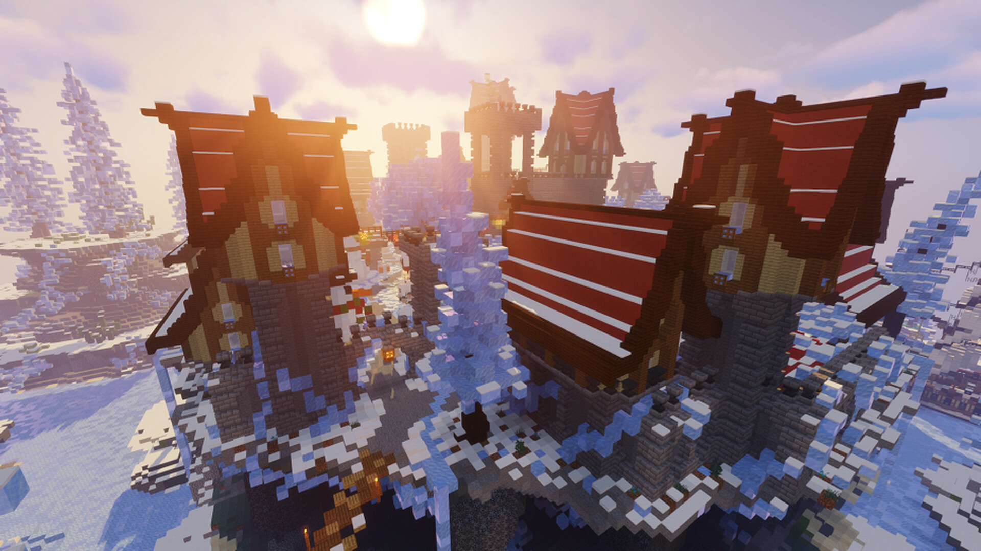 Hub 300x300 Winter Minecraft Map