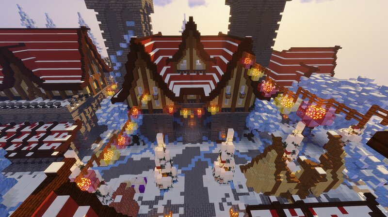 Hub 300x300 Winter Minecraft Map