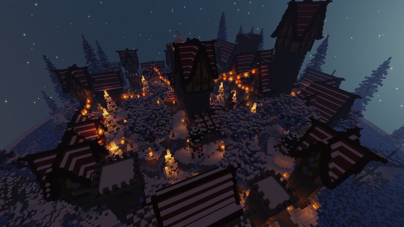 Hub 300x300 Winter Minecraft Map