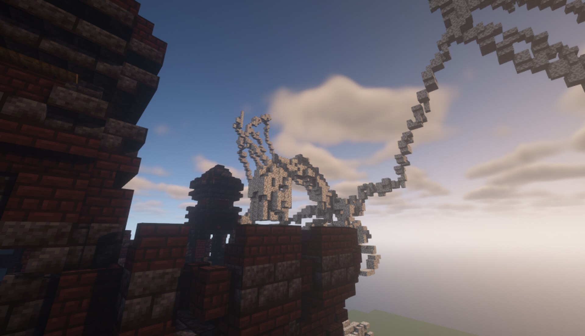 Dark Ruins Nether Tree Farm Build - [World Download] Minecraft Map