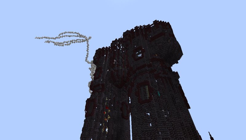 Dark Ruins Nether Tree Farm Build - [World Download] Minecraft Map
