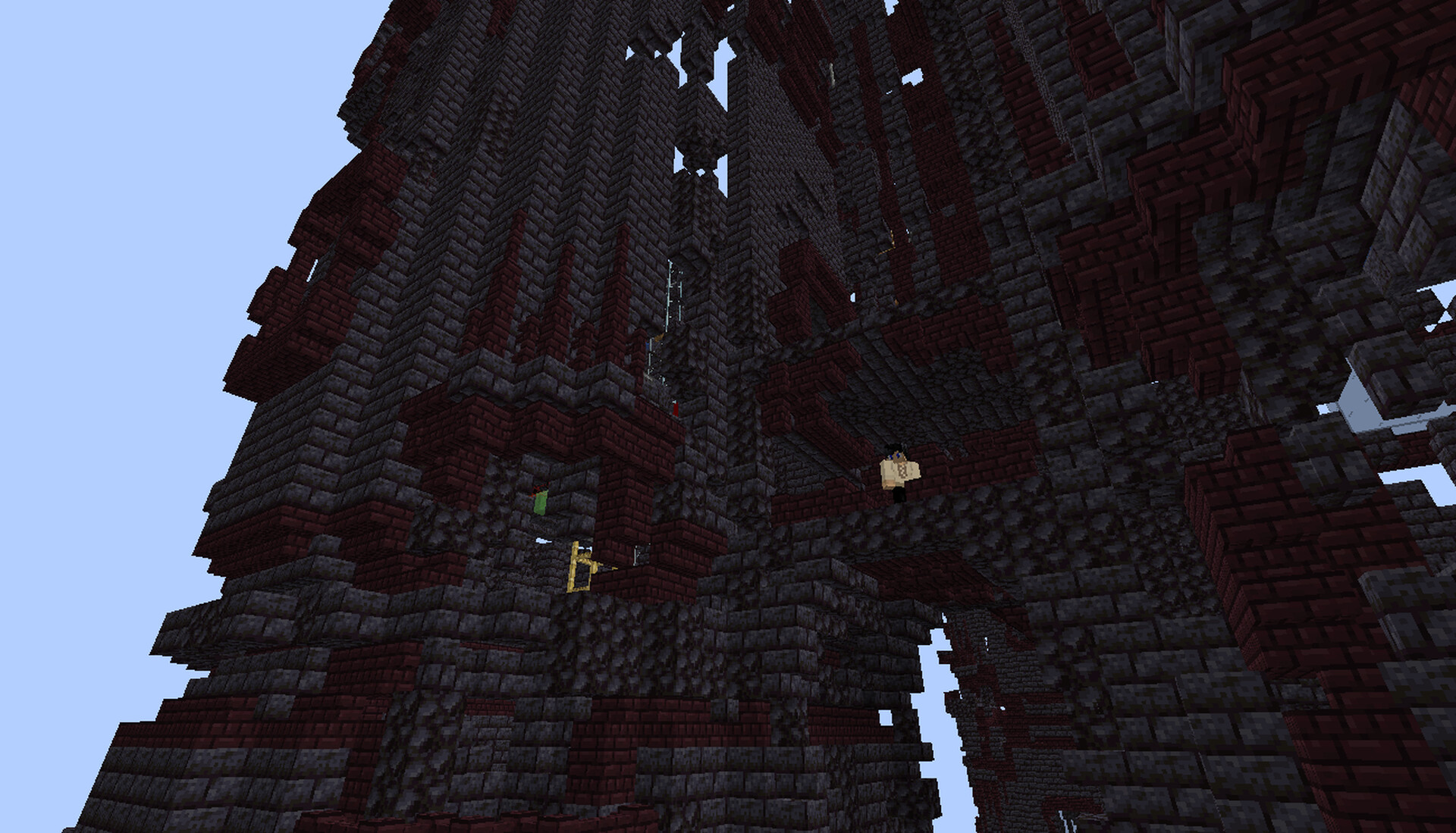 Dark Ruins Nether Tree Farm Build - [World Download] Minecraft Map