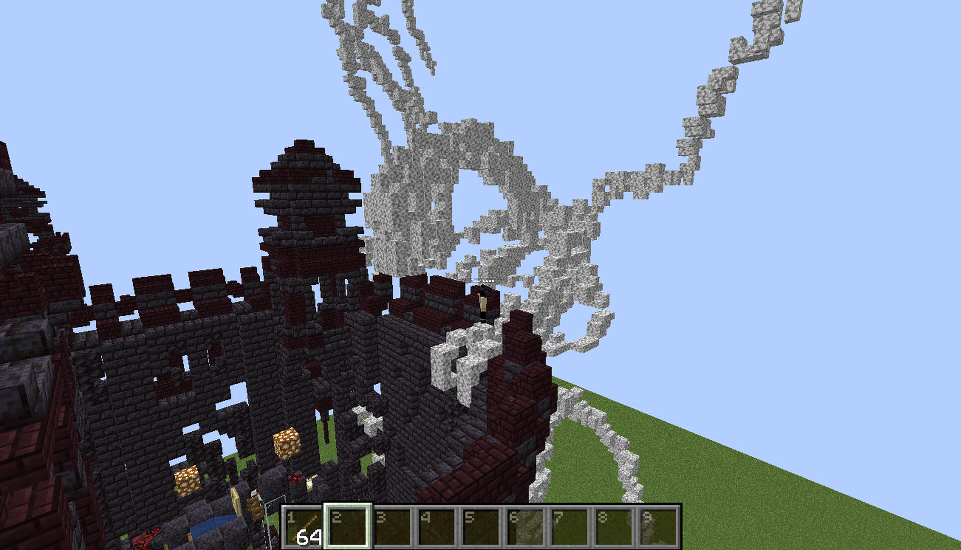 Dark Ruins Nether Tree Farm Build - [World Download] Minecraft Map