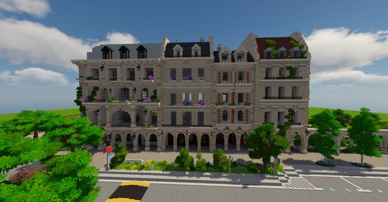 Neo Parisian Street Minecraft Map